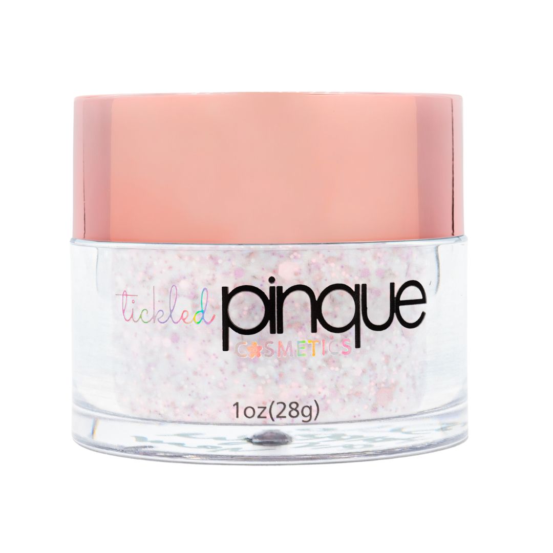 Glitter Acrylic Powder • 326 • Happy Pinque Year – Tickled Pinque Cosmetics